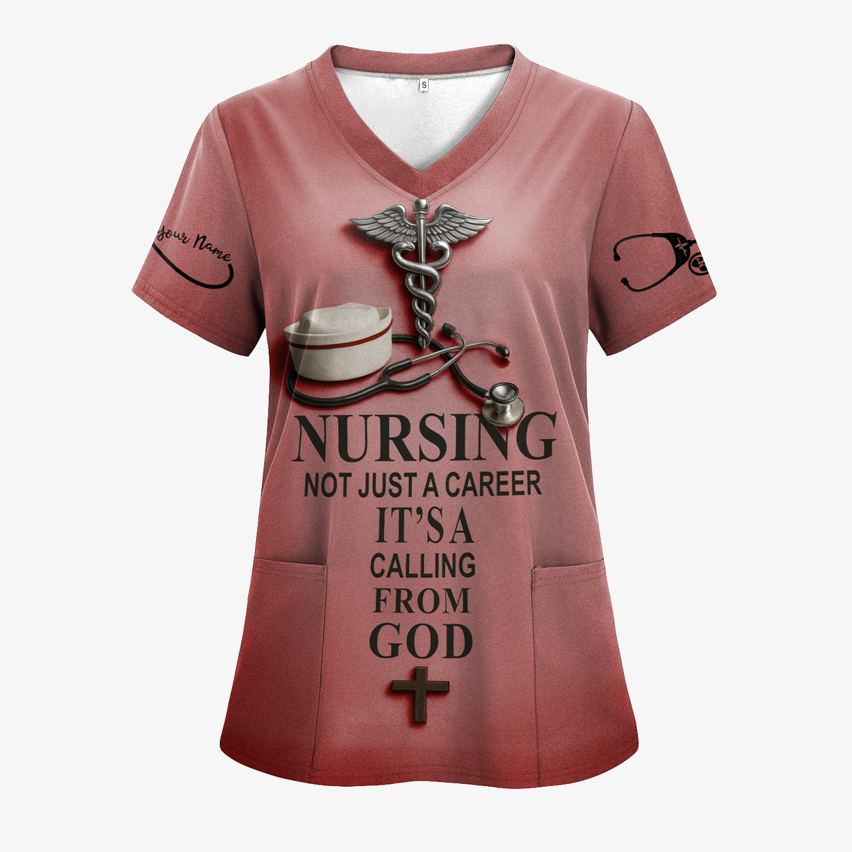 Christian Nurse Shirt - Nursing Is a Calling from God - Available in M ...